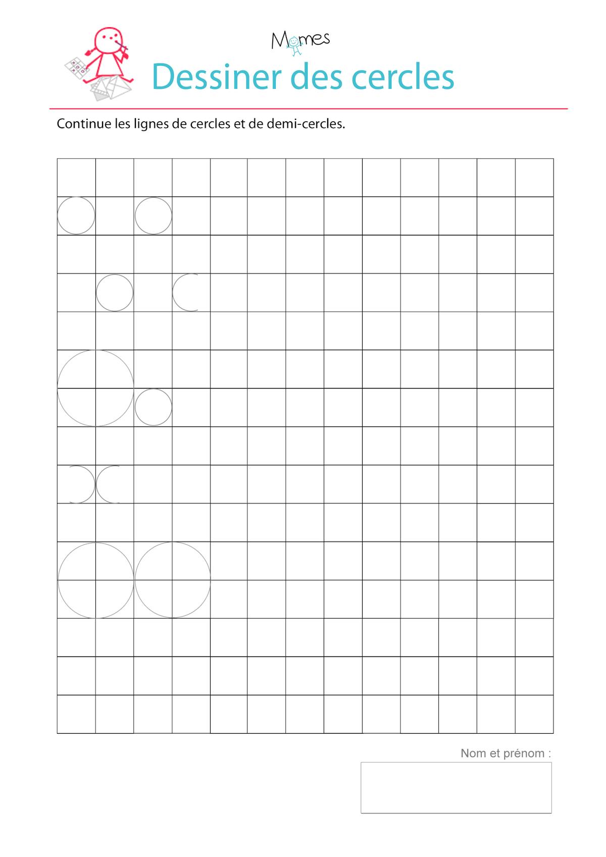 Tracer des cercles à l'aide d'une grille | MOMES