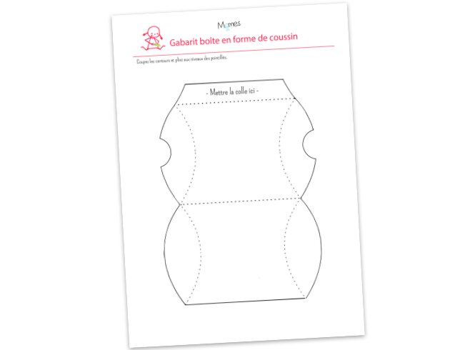 Patron boite cadeau à imprimer | MOMES