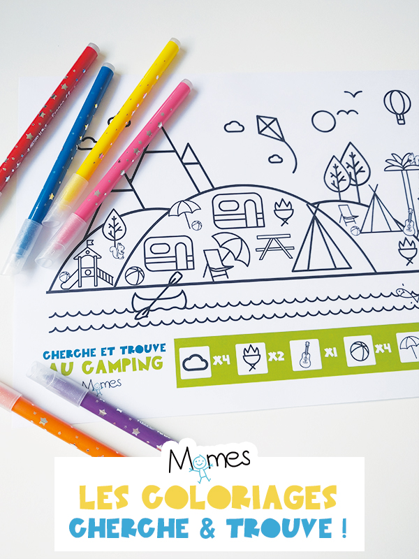 Cherche et trouve au camping | MOMES