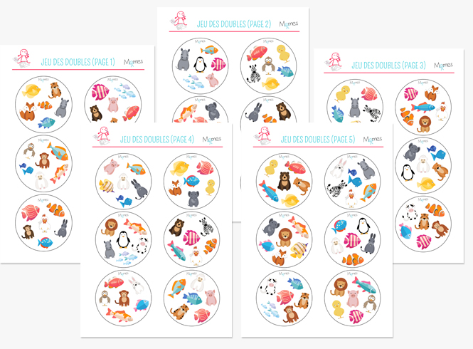 Jeu des Doubles à imprimer | MOMES