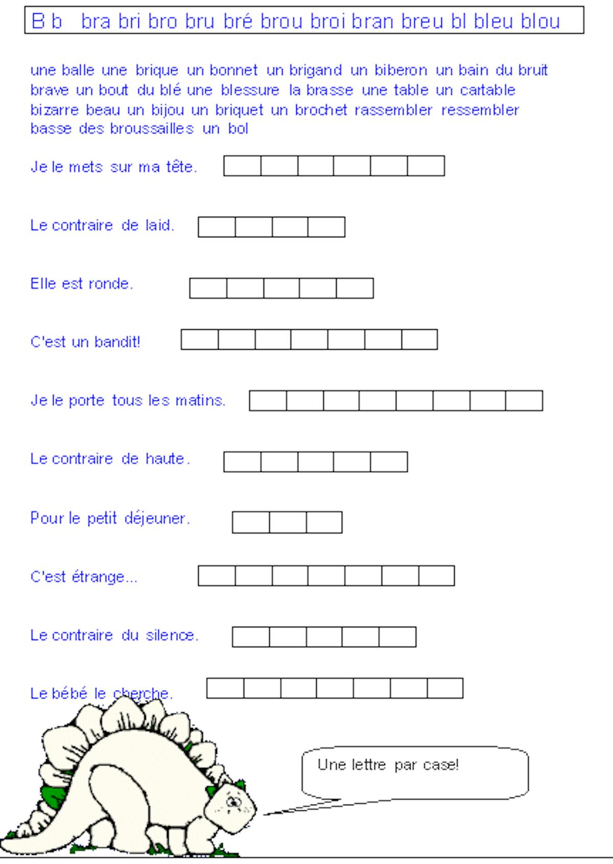 Phonétique : le son b | MOMES