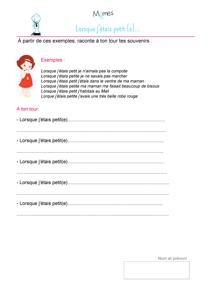 Lipogramme sans A - exercice de rédaction | MOMES