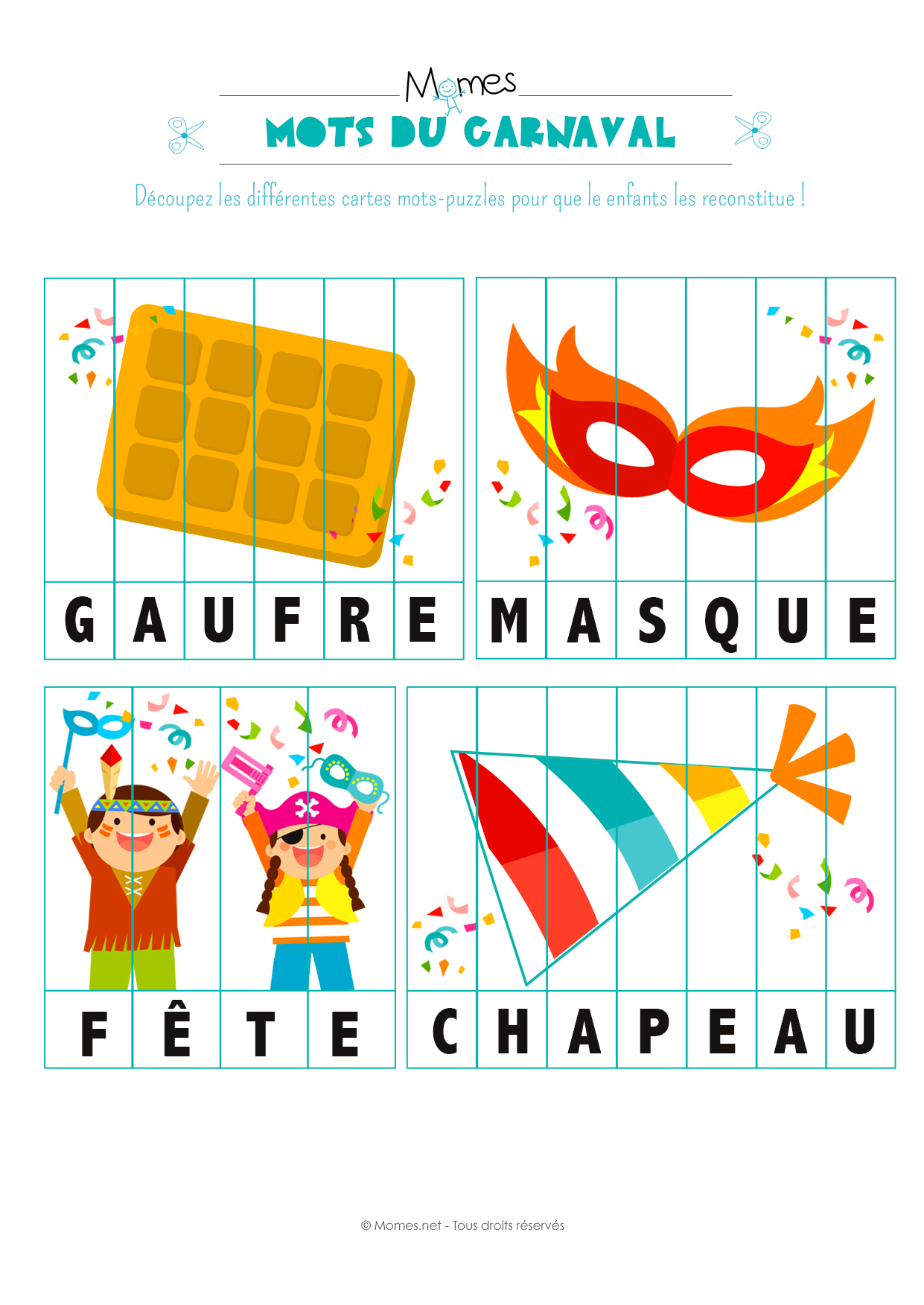 Pour célébrer le carnaval, découvrez des idées de puzzles et d ...