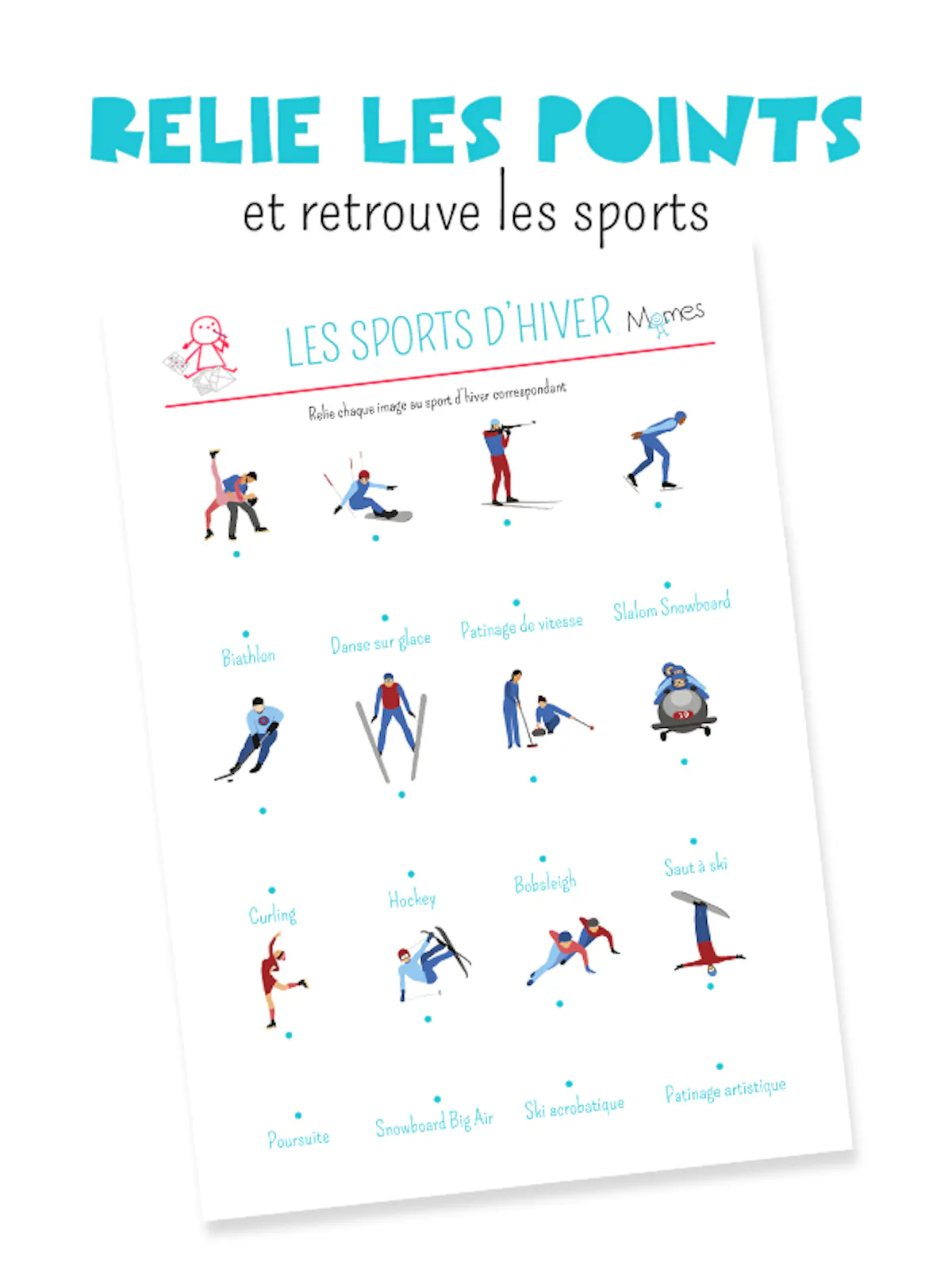 Relier les points : les sports d'hiver | MOMES