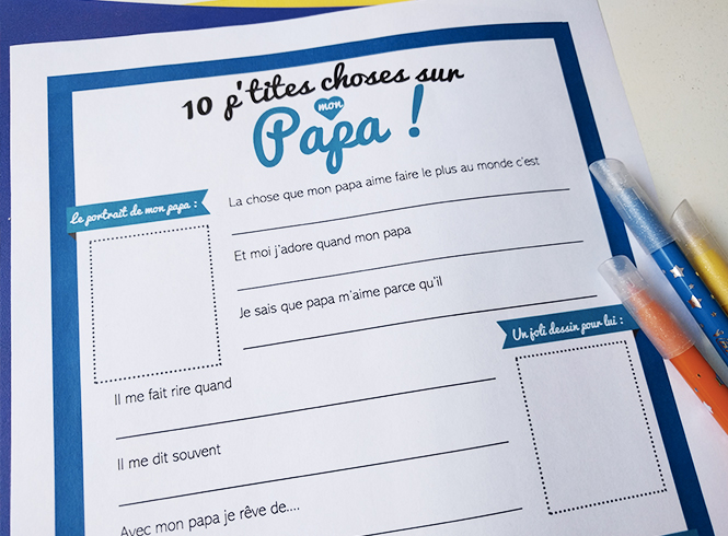 10 petites choses sur mon papa | MOMES