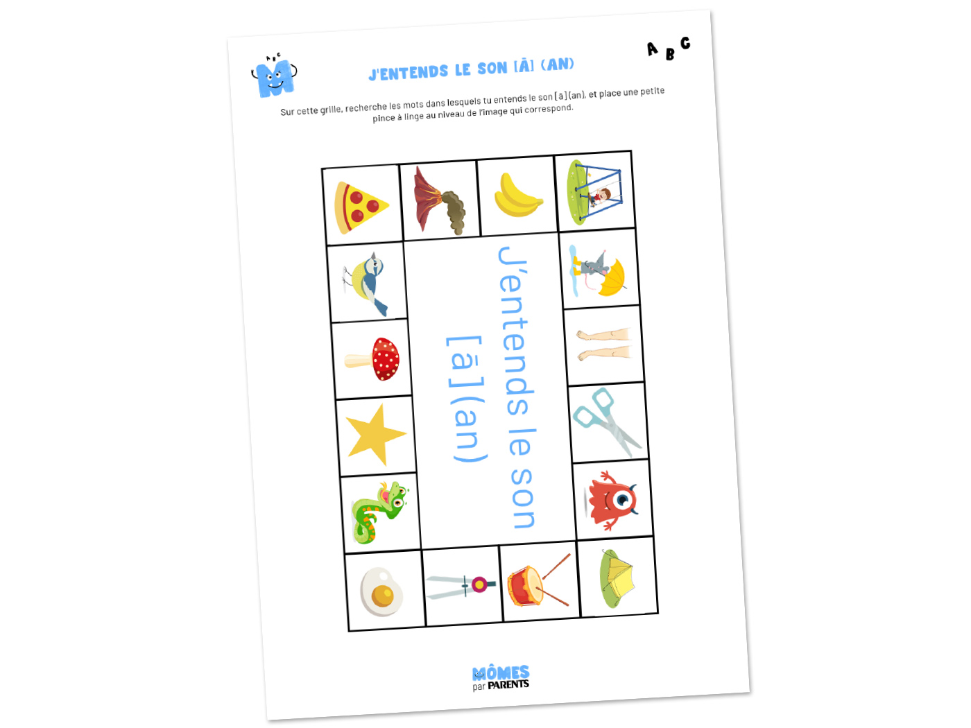 Reconnaître le son a | MOMES