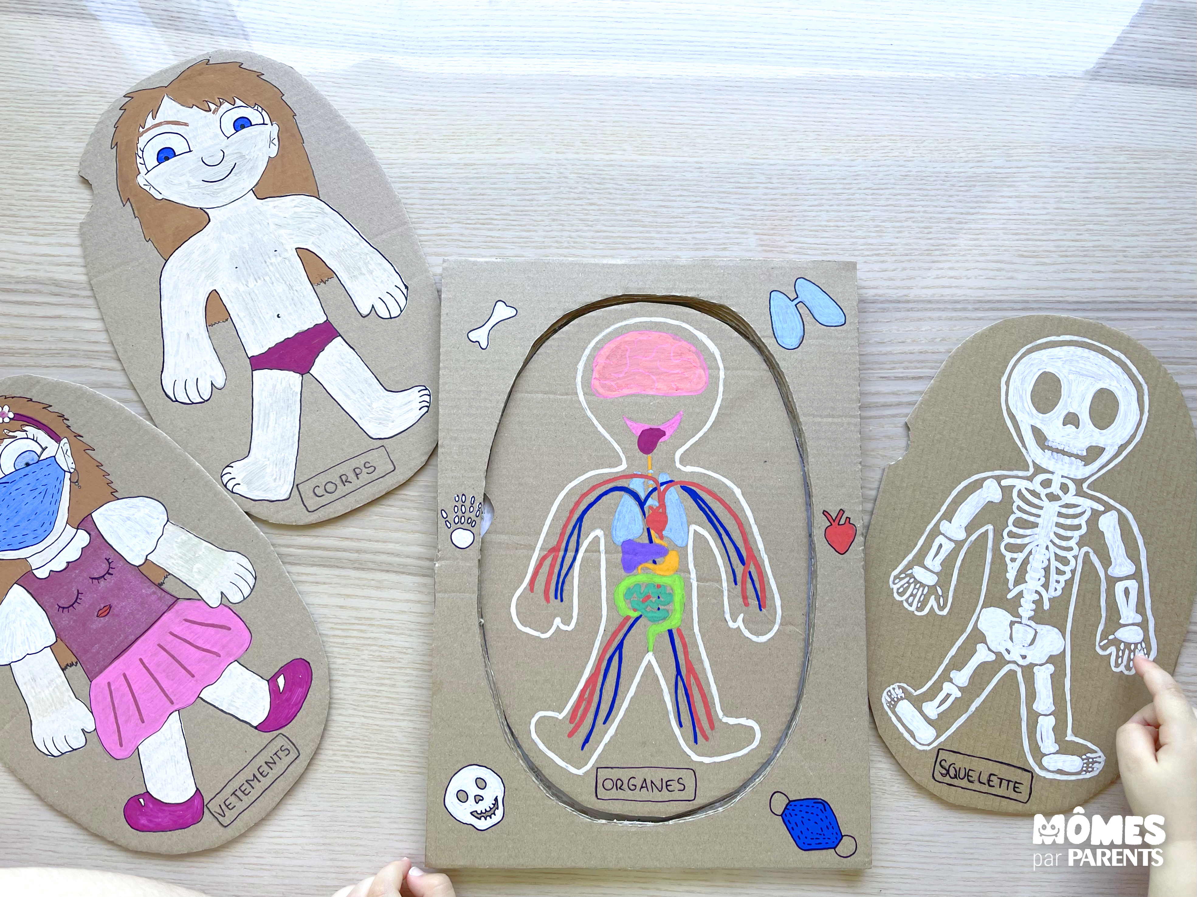 Jeu à fabriquer : cherche et trouve le corps humain (inspiration ...