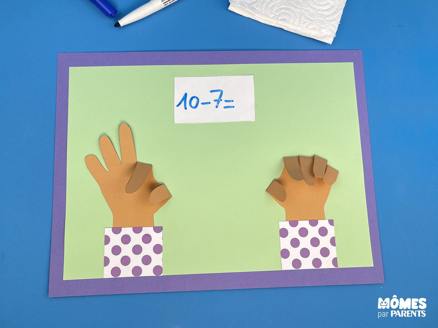 Tuto Bricolage (maternelle) - Set pour compter sur les doigts | MOMES