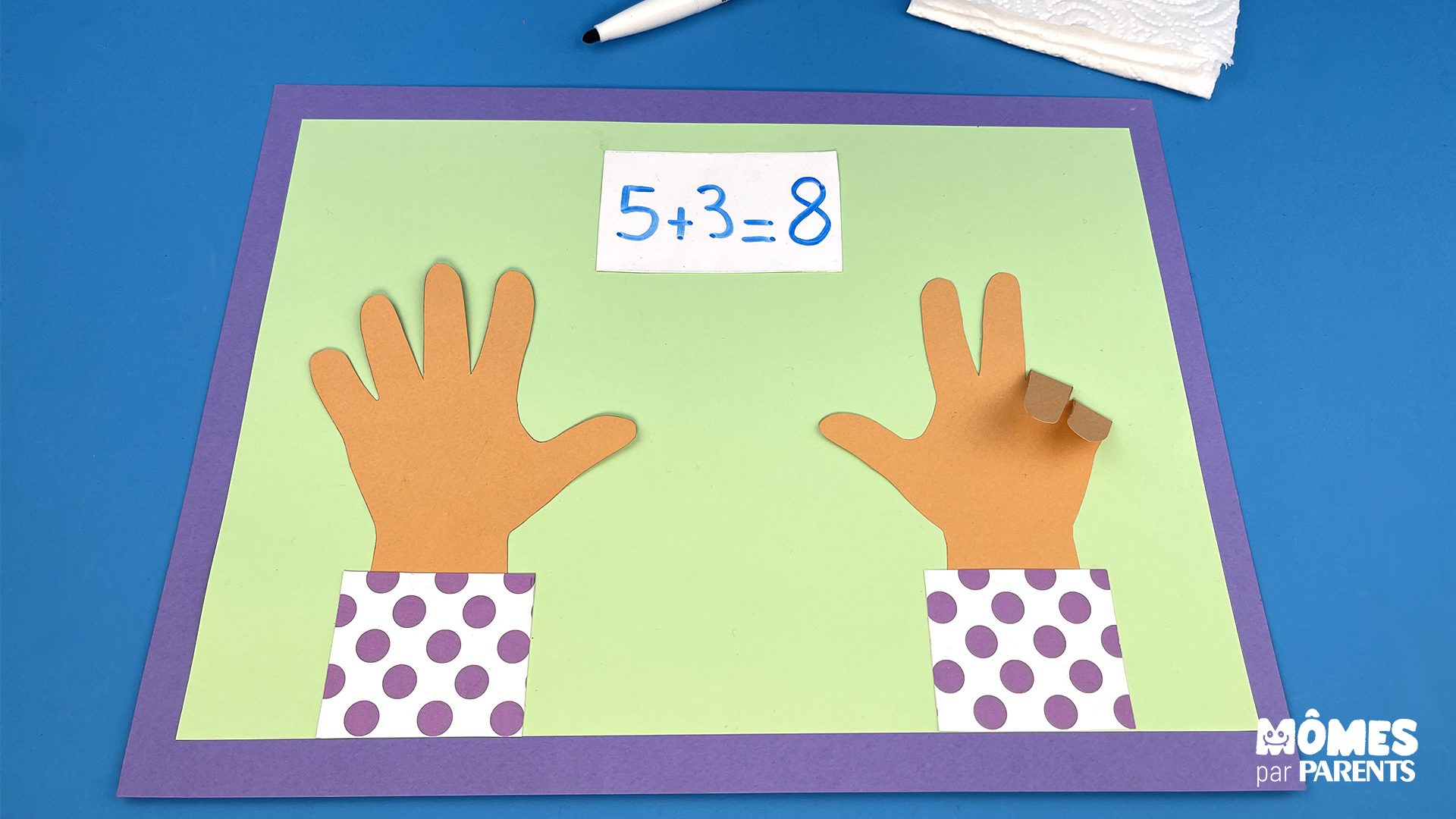 Tuto Bricolage (maternelle) - Set pour compter sur les doigts | MOMES