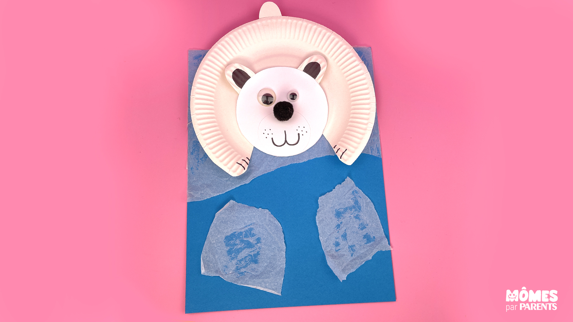 Tuto bricolage Ours polaire sur la banquise | MOMES