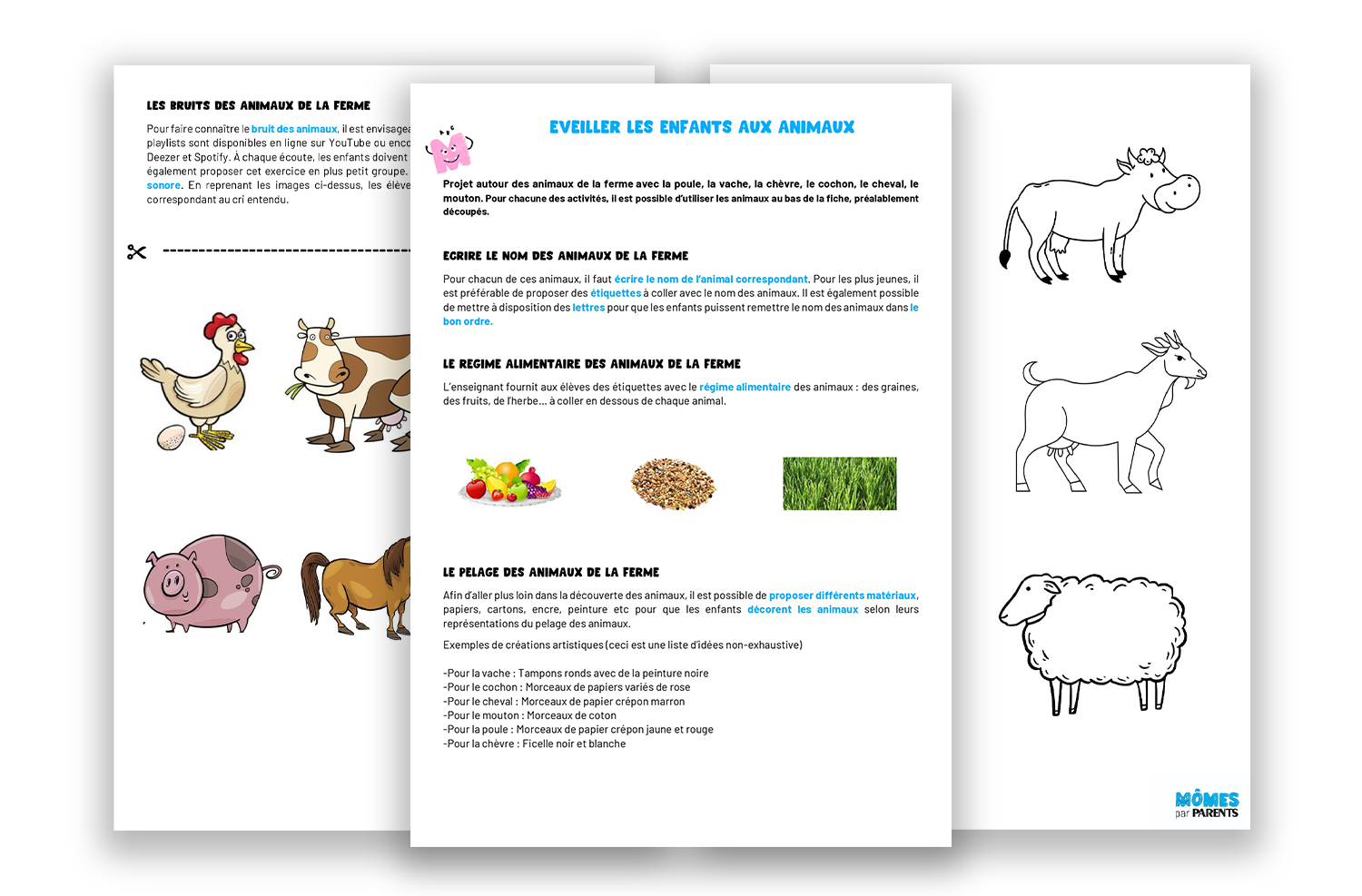 Eveiller les enfants aux animaux de la ferme | MOMES