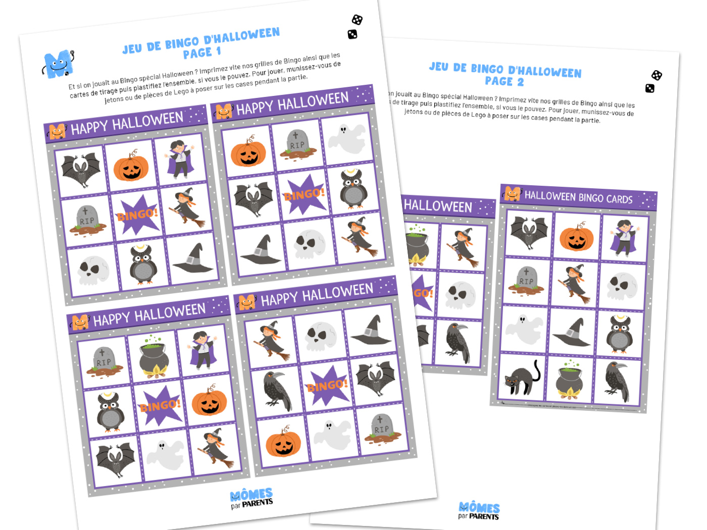 Jeu de BINGO spécial Halloween à imprimer | MOMES