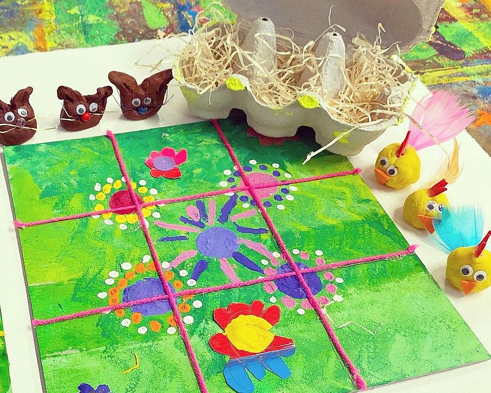 18 idées pour fabriquer un jeu de morpion pour les enfants | MOMES