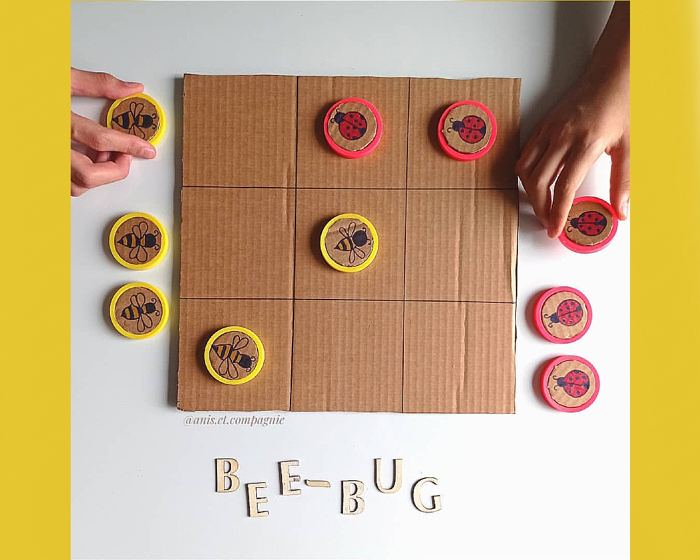 18 idées pour fabriquer un jeu de morpion pour les enfants | MOMES