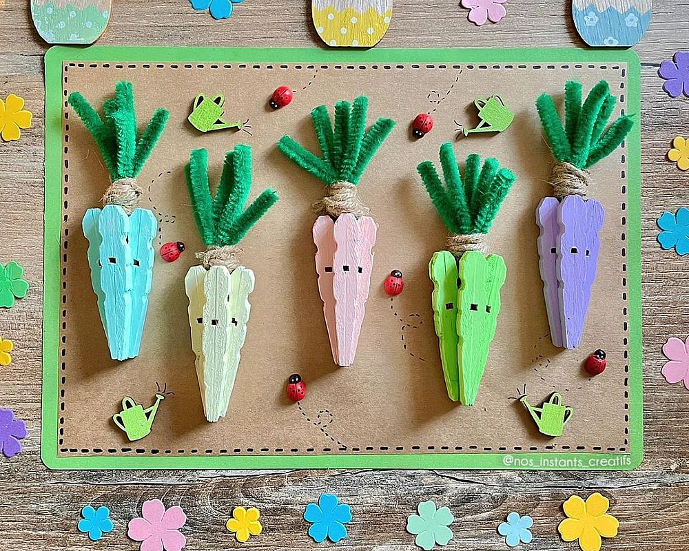 20 bricolages avec des pinces à linge pour les enfants | MOMES