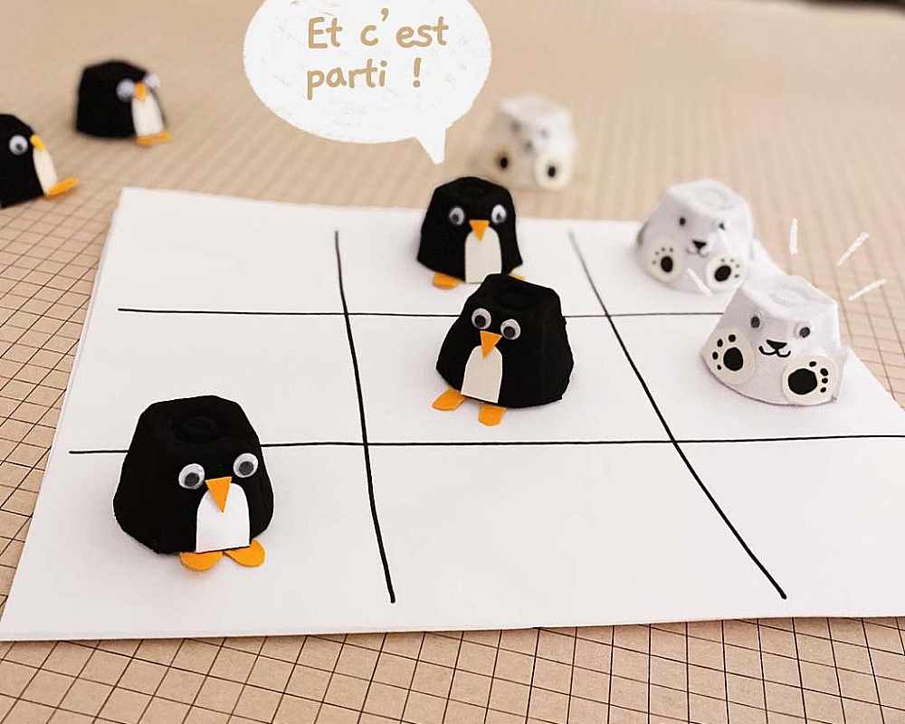 18 idées pour fabriquer un jeu de morpion pour les enfants | MOMES