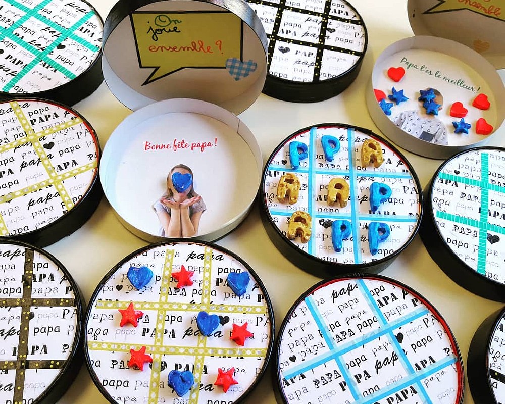 18 idées pour fabriquer un jeu de morpion pour les enfants | MOMES