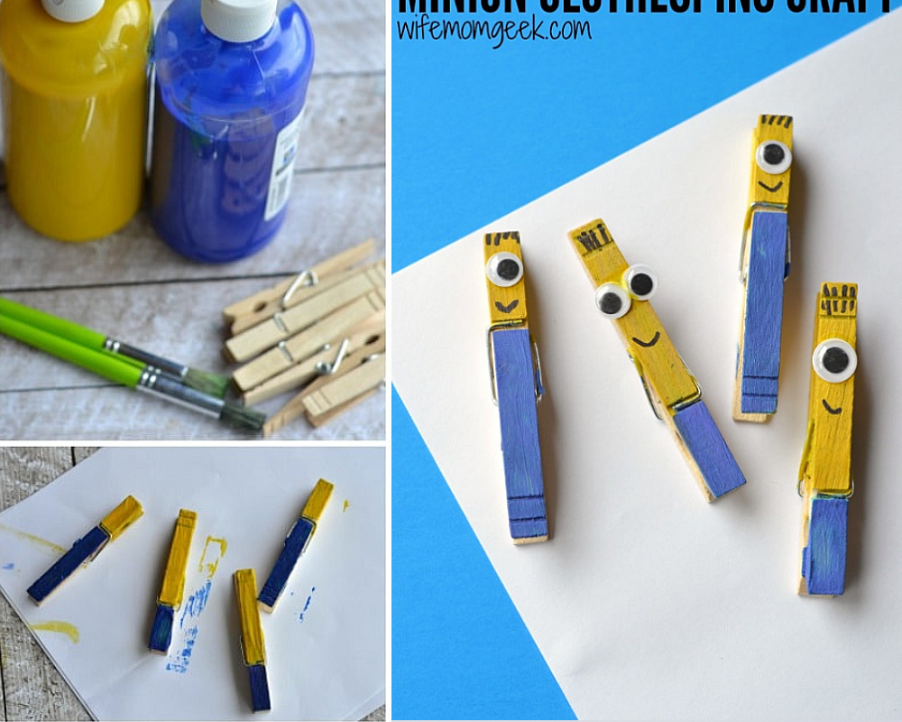 20 bricolages avec des pinces à linge pour les enfants | MOMES