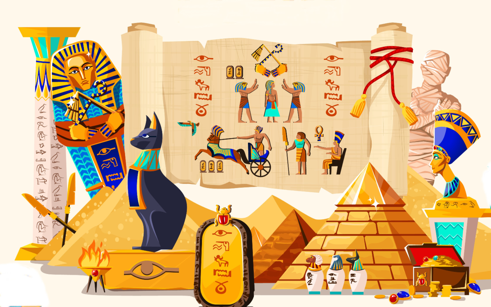 Égypte antique : l'histoire de l'Égypte ancienne résumée | MOMES