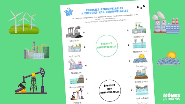 Exercice à imprimer sur les énergies renouvelables et non renouvelables ... Exercice à imprimer sur les énergies renouvelables et non renouvelables ...