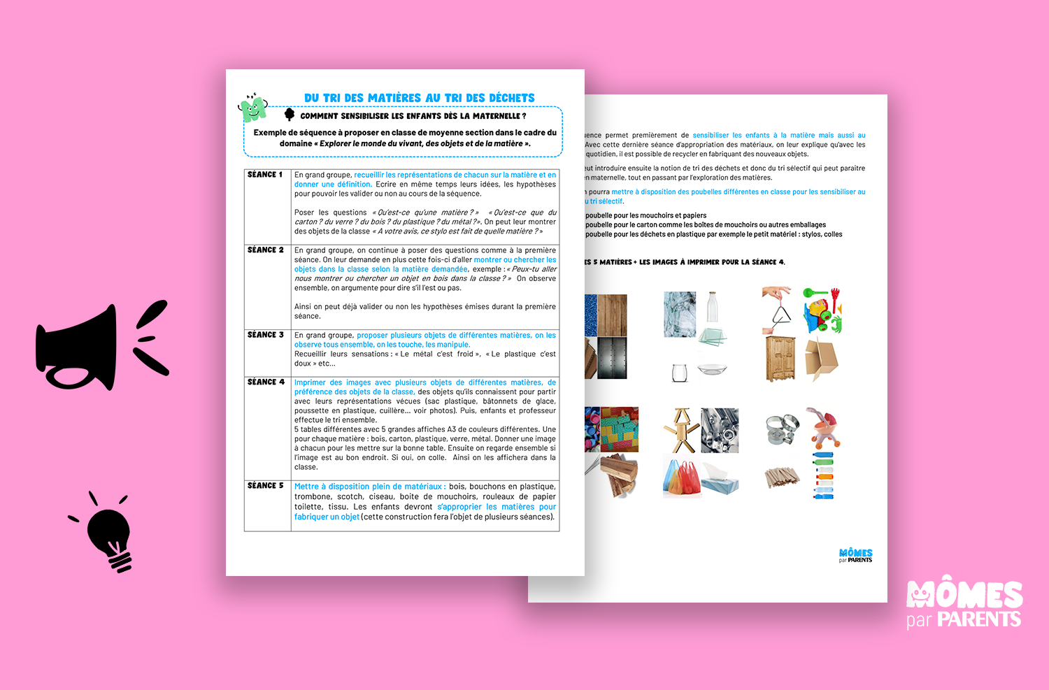 Le recyclage dès la maternelle | MOMES