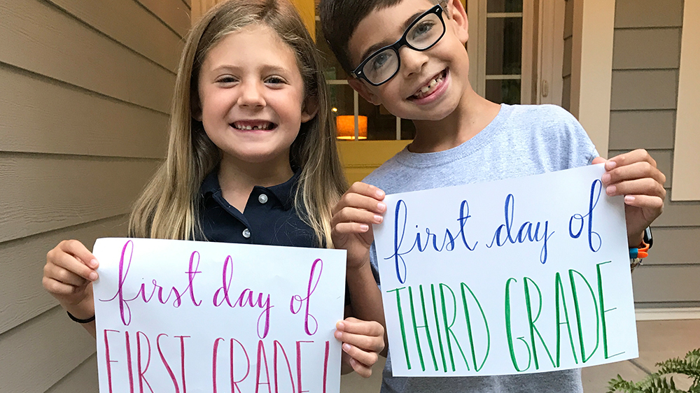 Découvrez comment immortaliser le premier jour d'école maternelle de ...