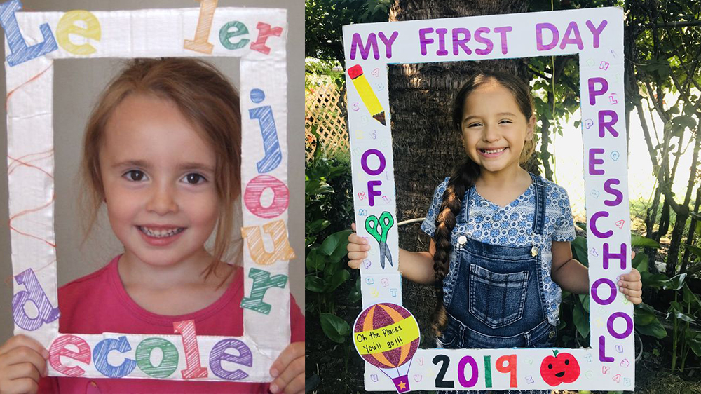 Découvrez comment immortaliser le premier jour d'école maternelle de ...