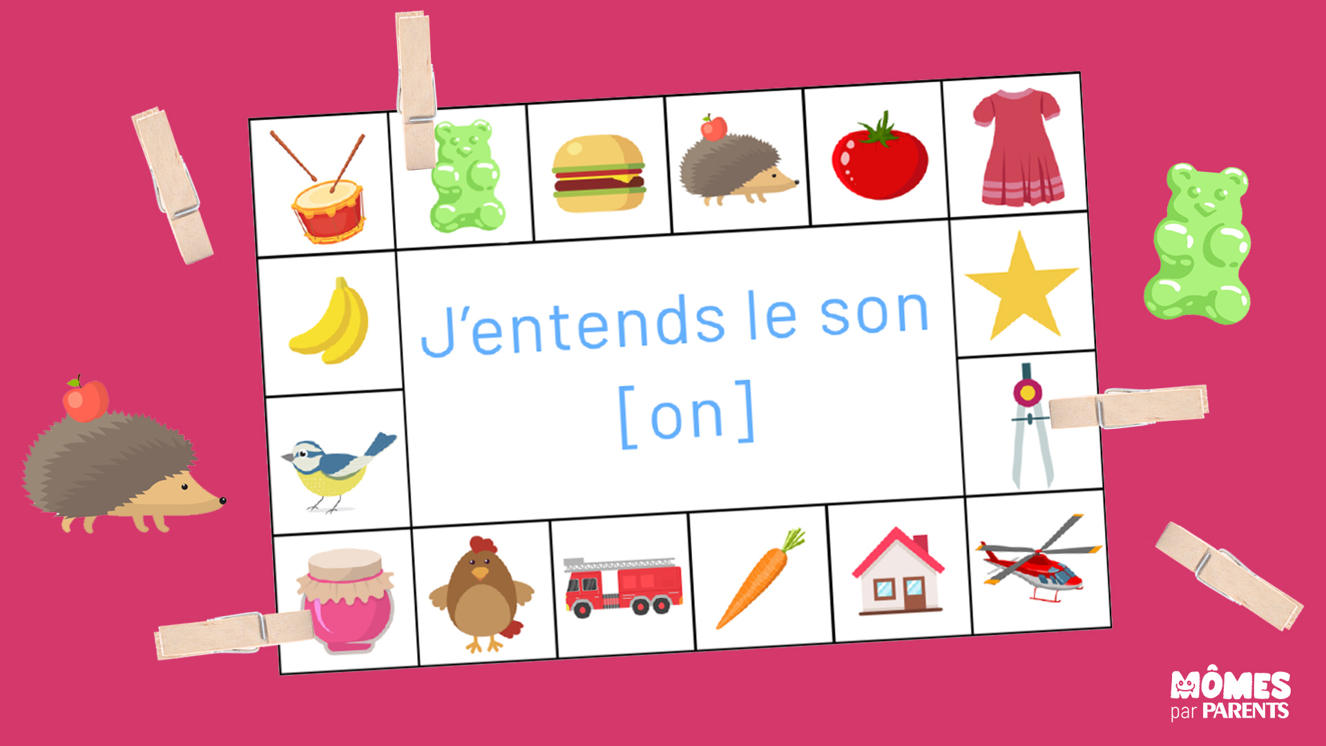 Reconnaitre le son [on] | MOMES