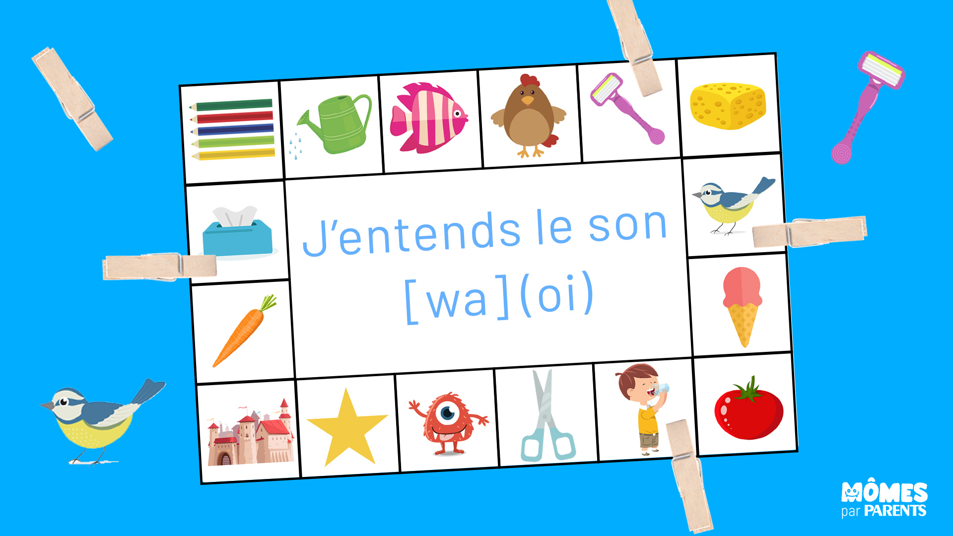 Reconnaitre le son oi | MOMES