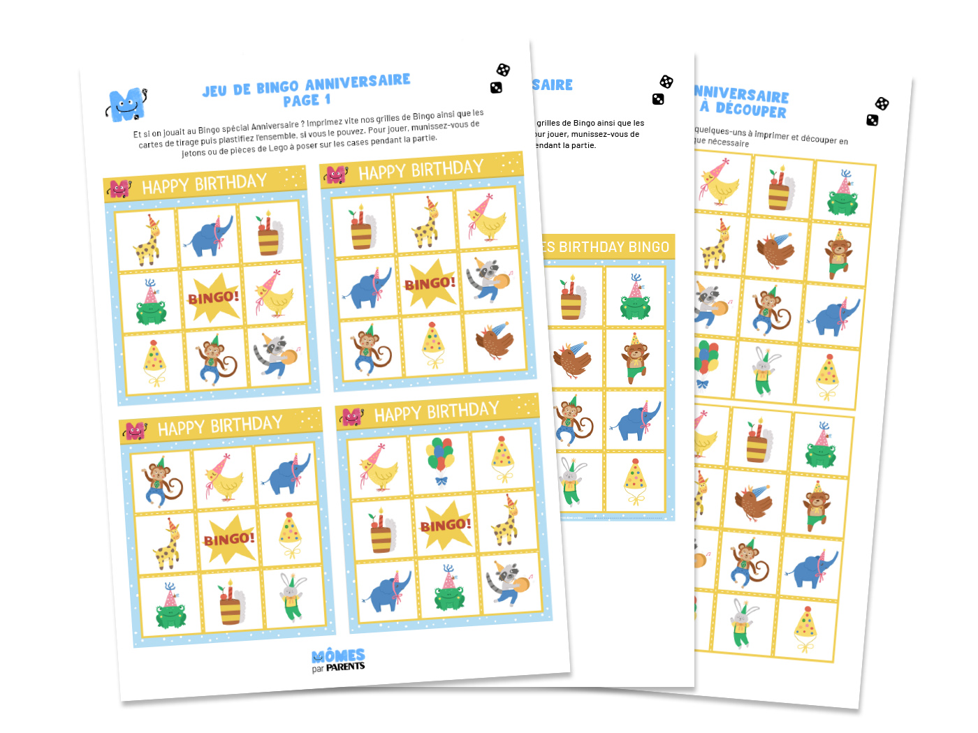 BINGO Birthday à imprimer | MOMES