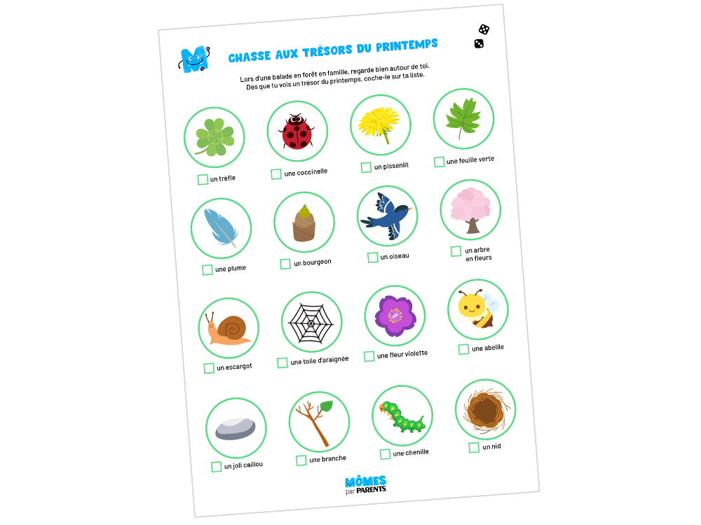 Découvrez notre super chasse aux trésors du Printemps | MOMES