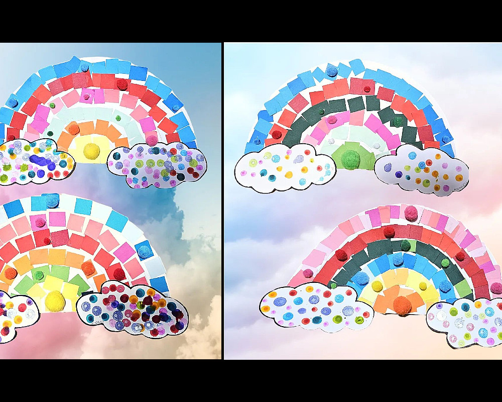 20 activités sur le thème de l'arc-en-ciel pour les enfants | MOMES