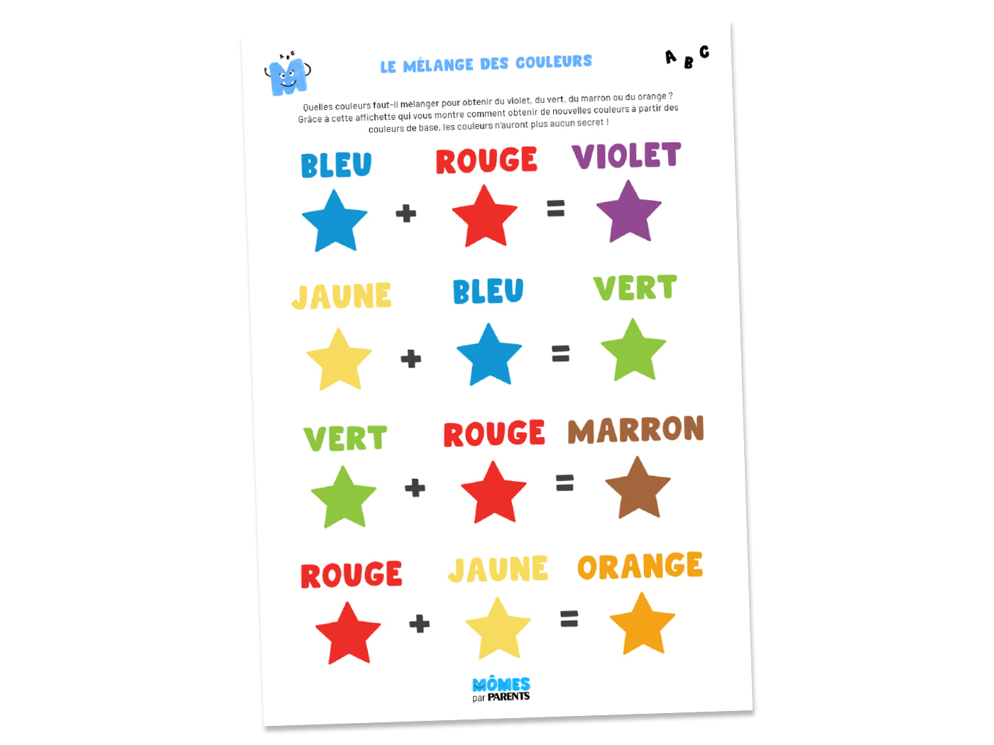 Apprendre à mélanger les couleurs | MOMES