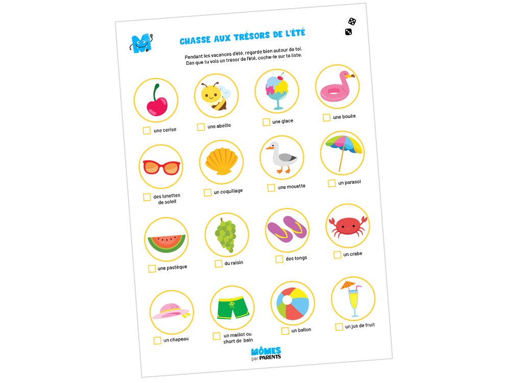 Découvrez notre super chasse aux trésors de l'été | MOMES