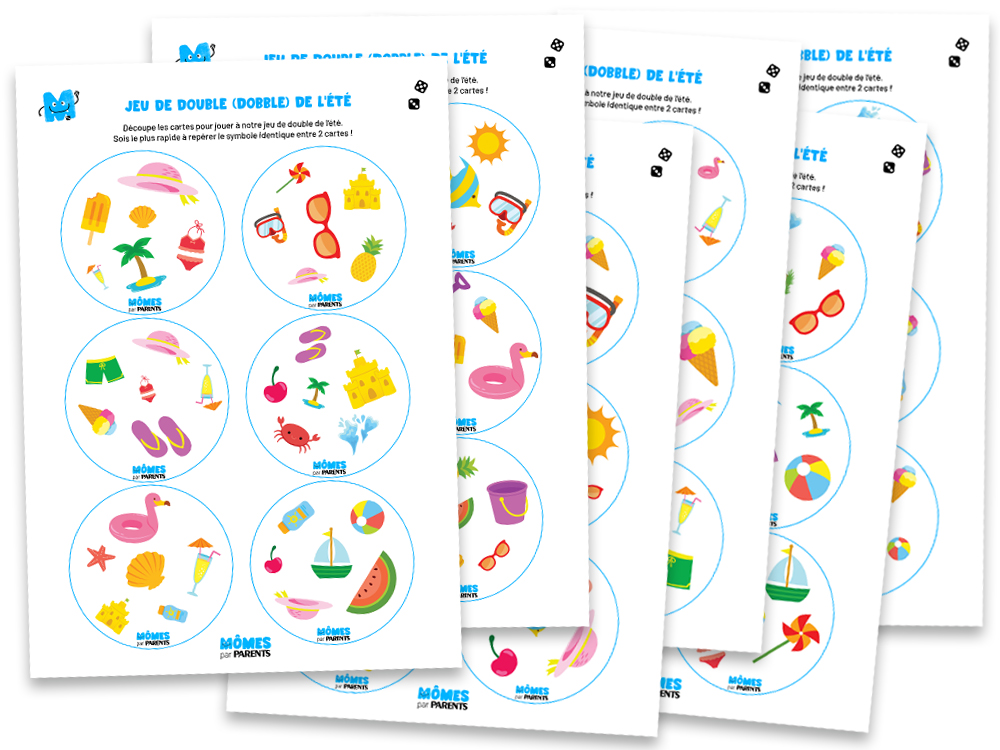 Découvrez notre jeu des doubles (Dobble) de l'été | MOMES