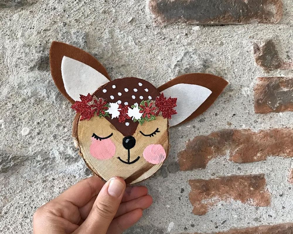 15 bricolages avec des rondins de bois pour les enfants | MOMES