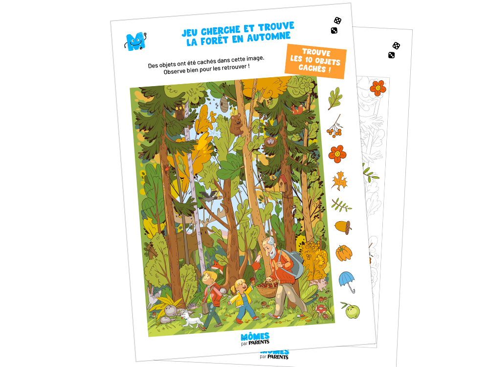 Découvrez notre jeu Cherche et trouve la forêt en Automne | MOMES