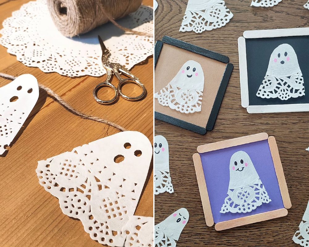 13 bricolages avec des napperons en papier pour les enfants | MOMES