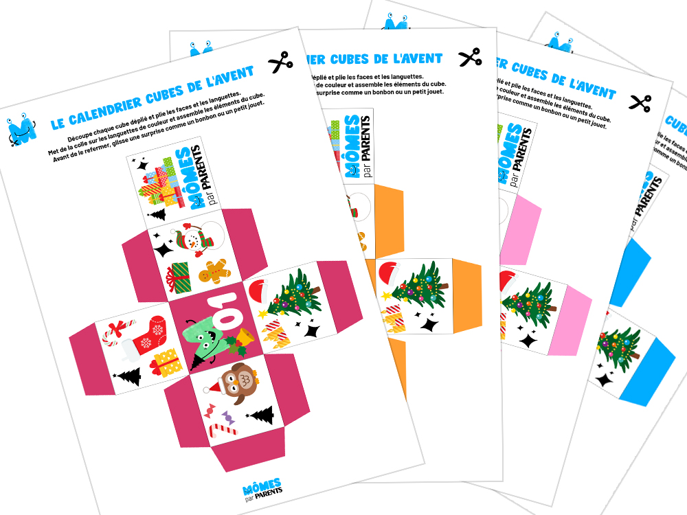 Découvrez notre calendrier de l'Avent à imprimer | MOMES