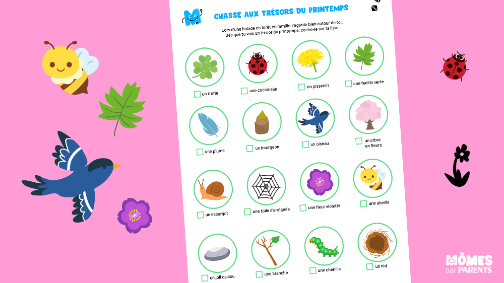 Découvrez notre super chasse aux trésors du Printemps | MOMES