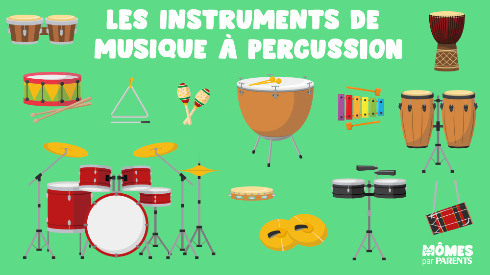 Découvrez les instruments de musique à percussion | MOMES