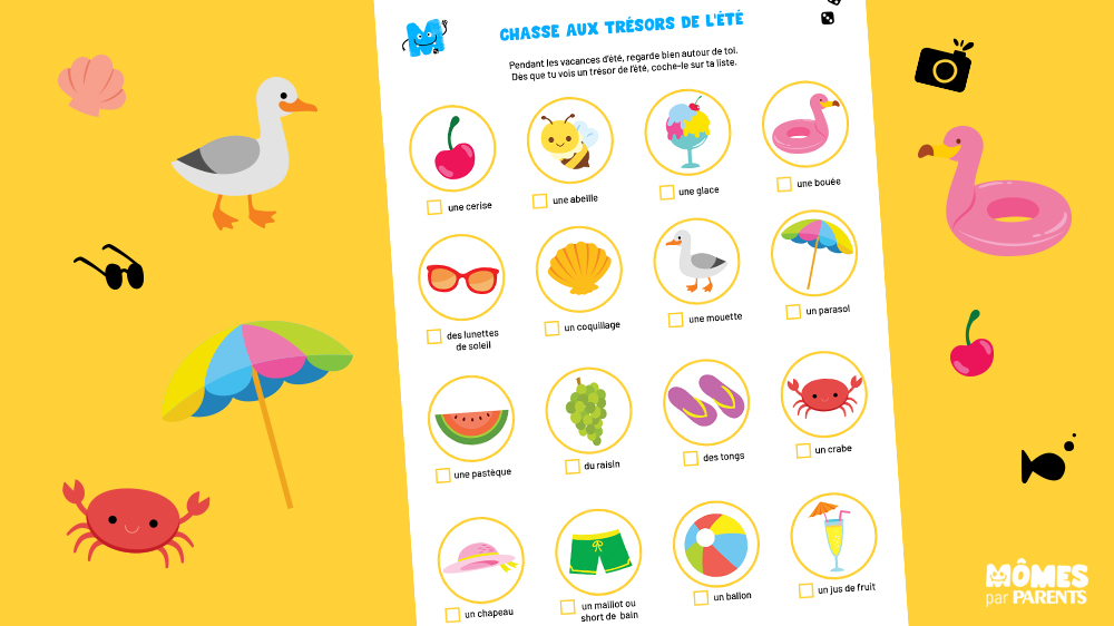 Découvrez notre super chasse aux trésors de l'été | MOMES