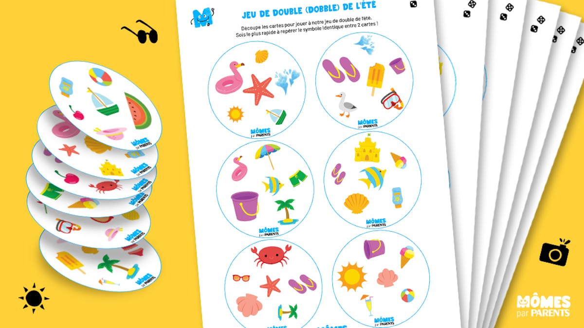 Découvrez notre jeu des doubles (Dobble) de l'été | MOMES