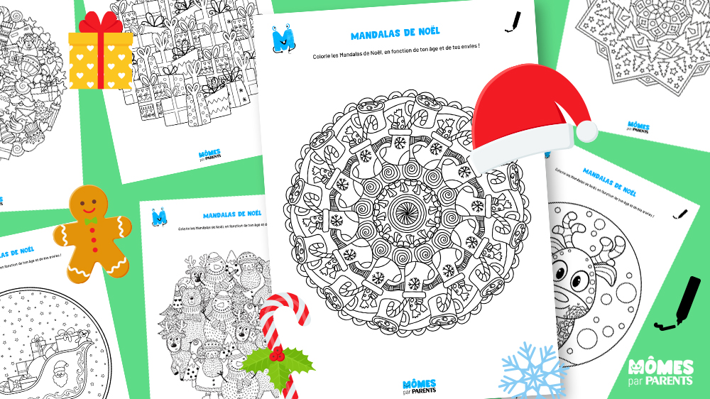 Découvrez nos mandalas de Noël, adaptés à tous les âges | MOMES