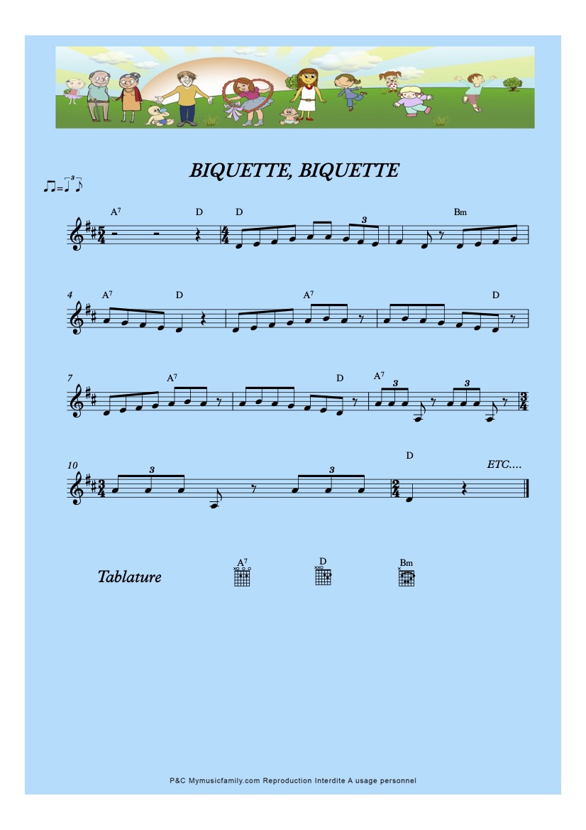 Comptine : Ah tu sortiras biquette | MOMES