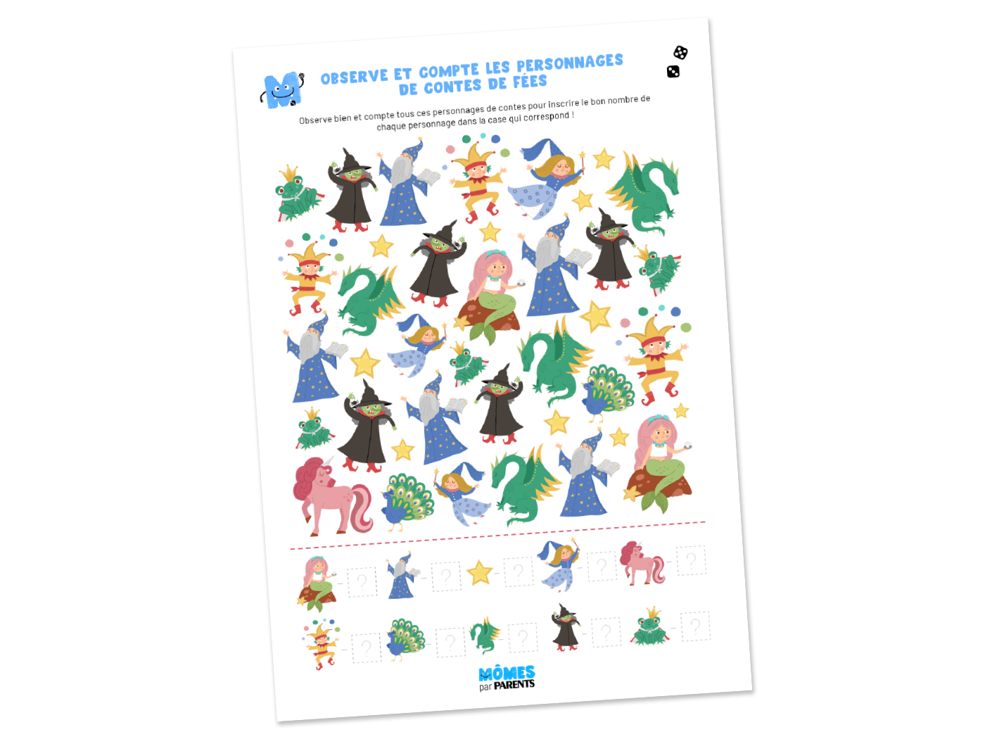 Jeu éducatif à télécharger : Apprendre en comptant les personnages de ...