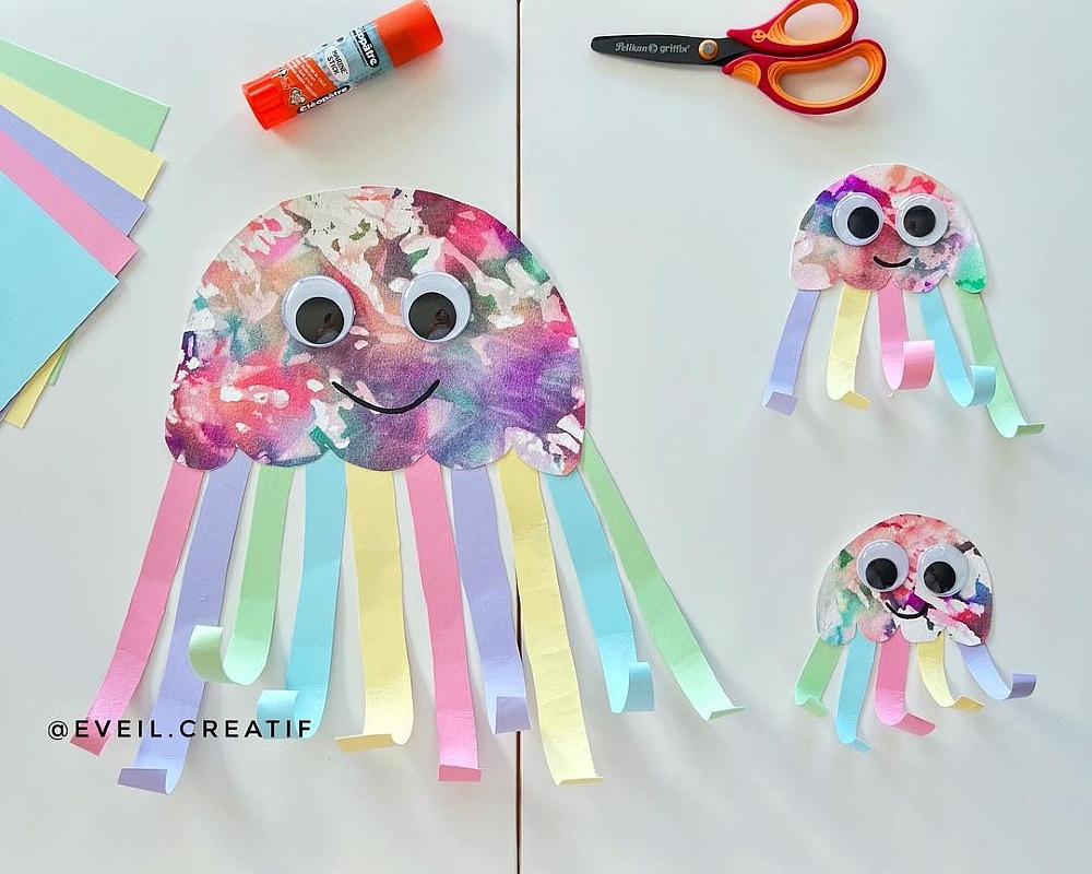 17 bricolages et créations en papier crépon pour enfants | MOMES