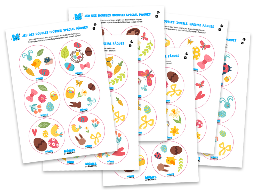 Découvrez notre jeu des doubles (Dobble) spécial Pâques | MOMES