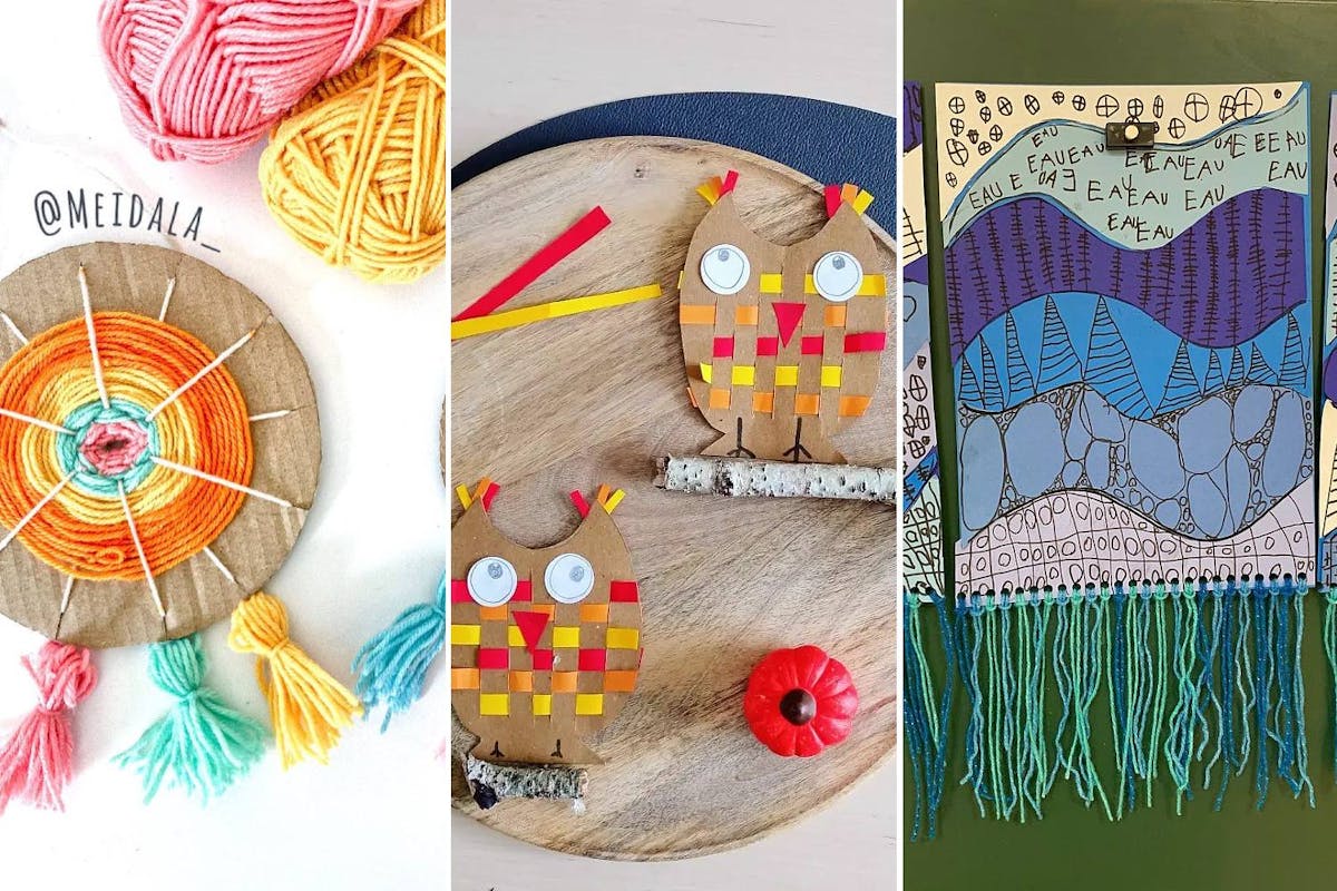 15 projets de tissage pour enfants créatifs et faciles | MOMES