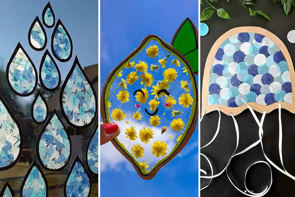 20 idées pour fabriquer un attrape-soleil avec les enfants | MOMES